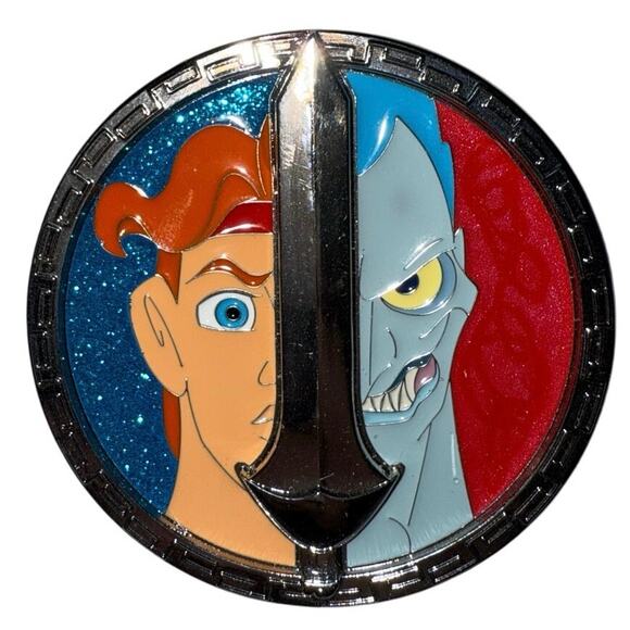 Disney | Other | 22 Disney Heroes Vs Villains Hercules Hades Jumbo Pin ...